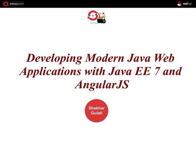 Developing Modern Java Web Applications With Java Ee 7 And Angular Js Ppt 