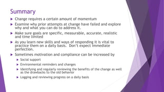 Developing Momentum in the Change Process | PPTX