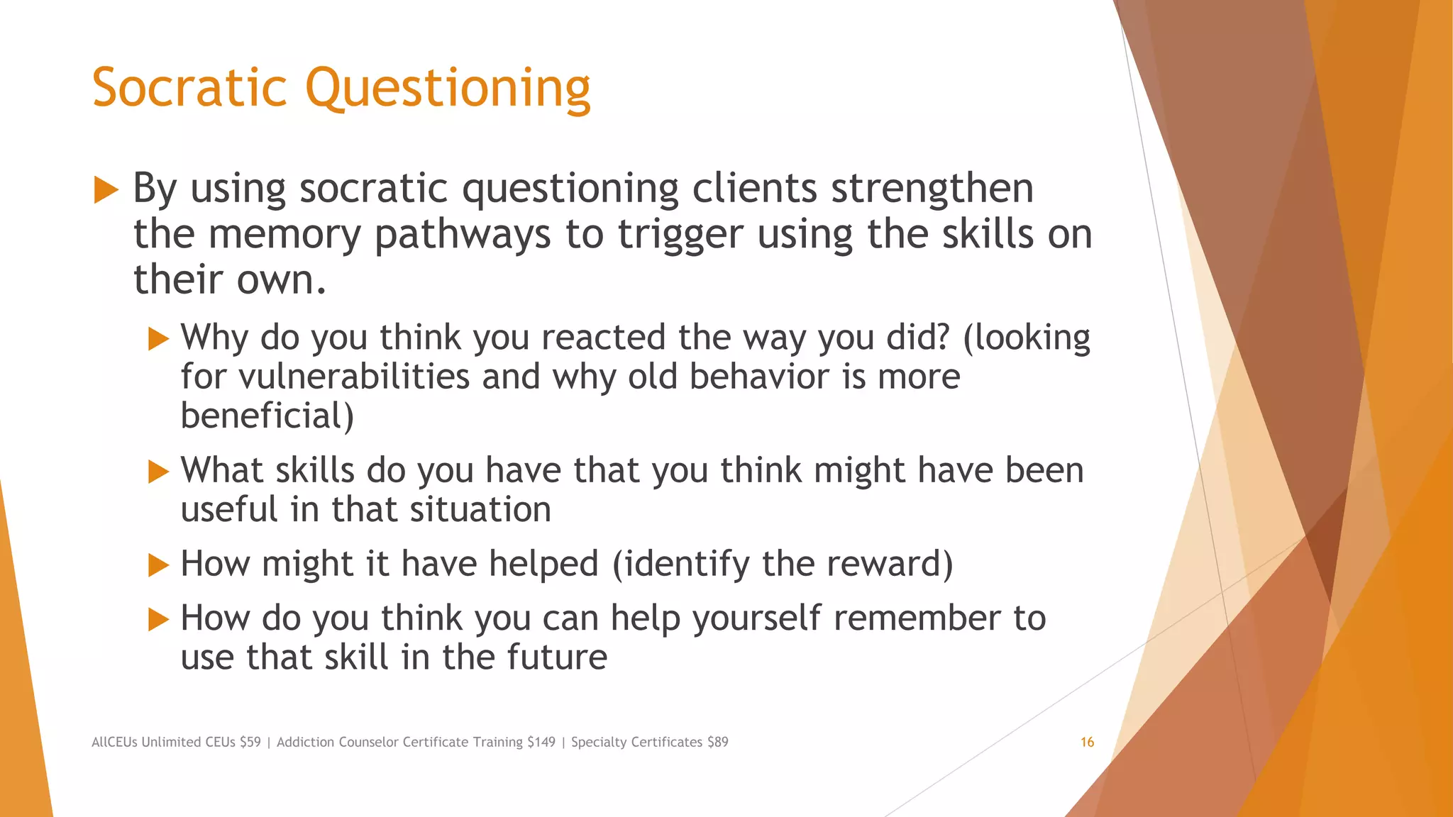Developing momentum in therapeutic relationships | PPT