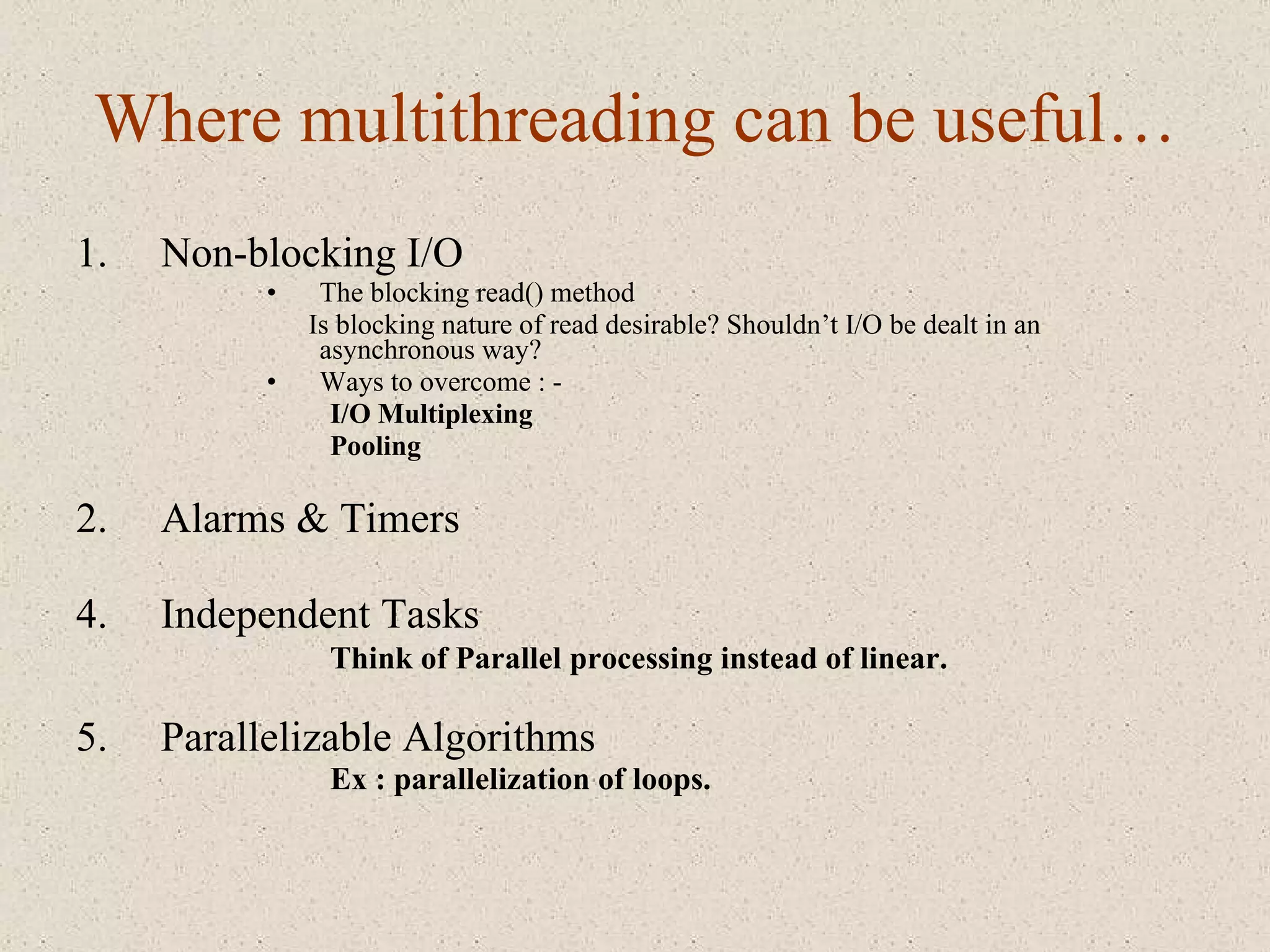 Developing Multithreaded Applications Ppt