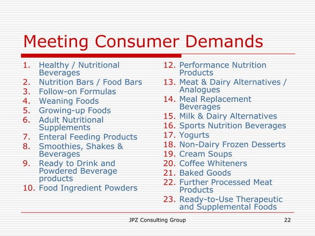 Developing new food products marketing angle-ppt | PDF