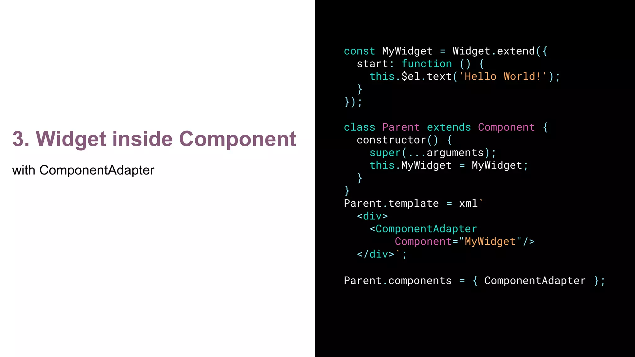 Developing New Widgets for your Views in Owl | PPTX