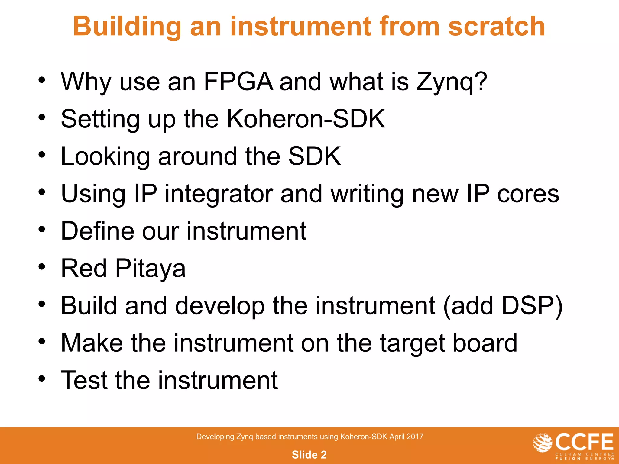 Developing new zynq based instruments | PPT