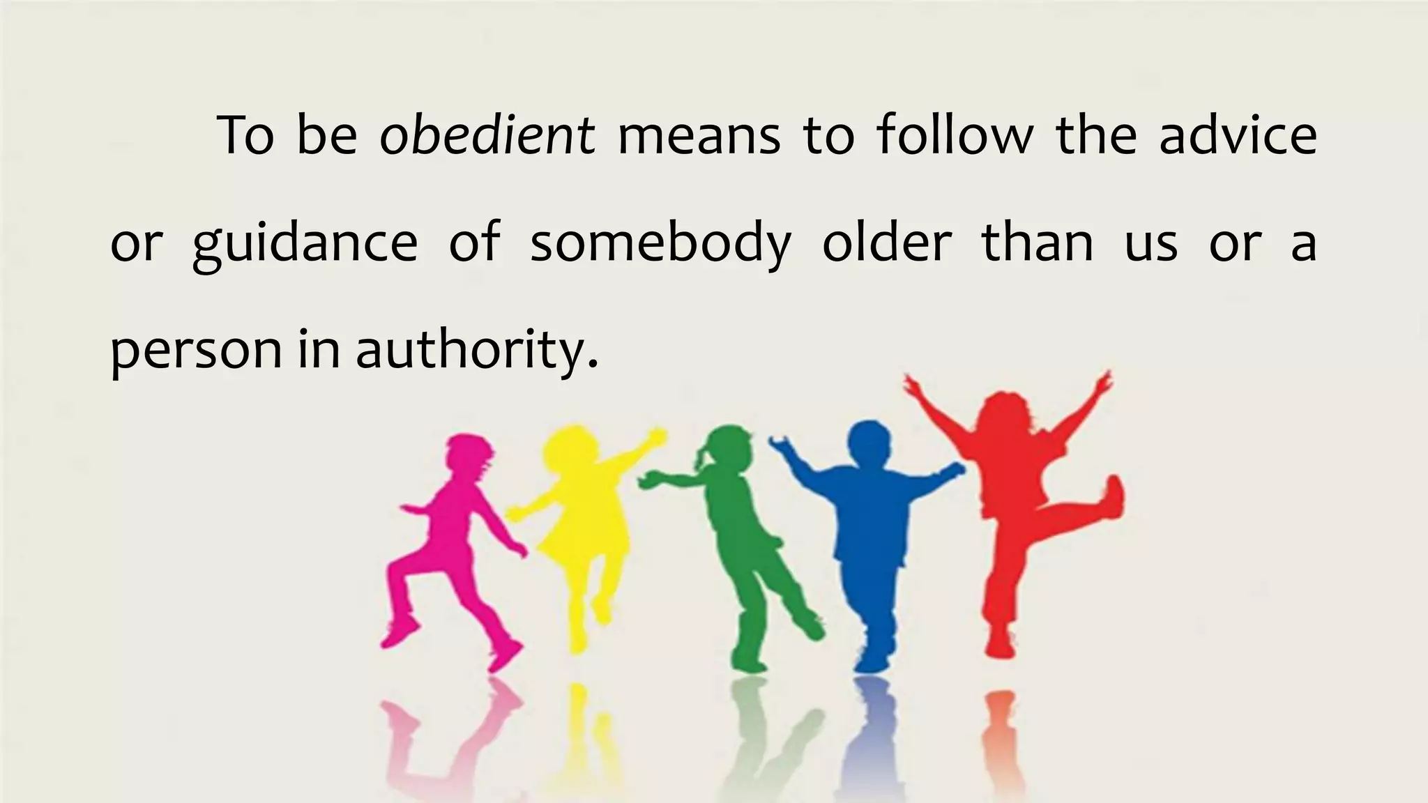Developing Obedience | PPTX
