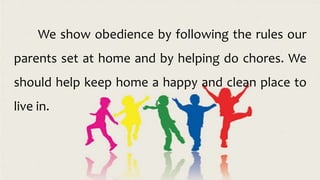 Developing Obedience | PPTX | Parenting Children Aged 4-11 | Parenting