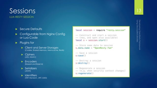 Developing OpenResty Framework | PPT