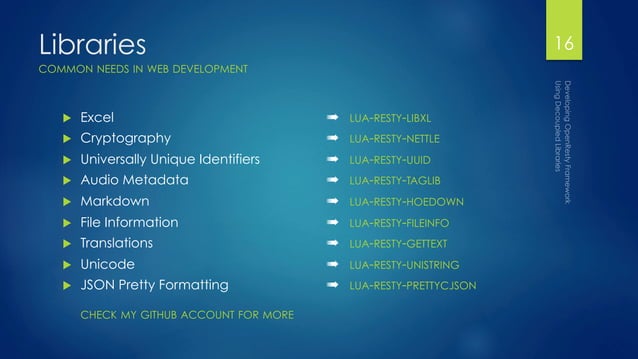 Developing OpenResty Framework | PPT