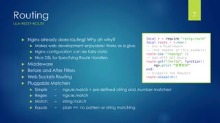 Developing OpenResty Framework | PDF