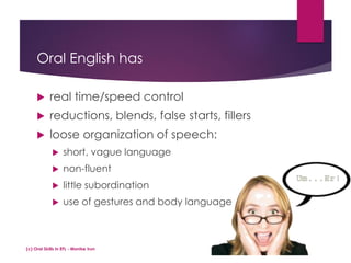 Developing oral English | PDF