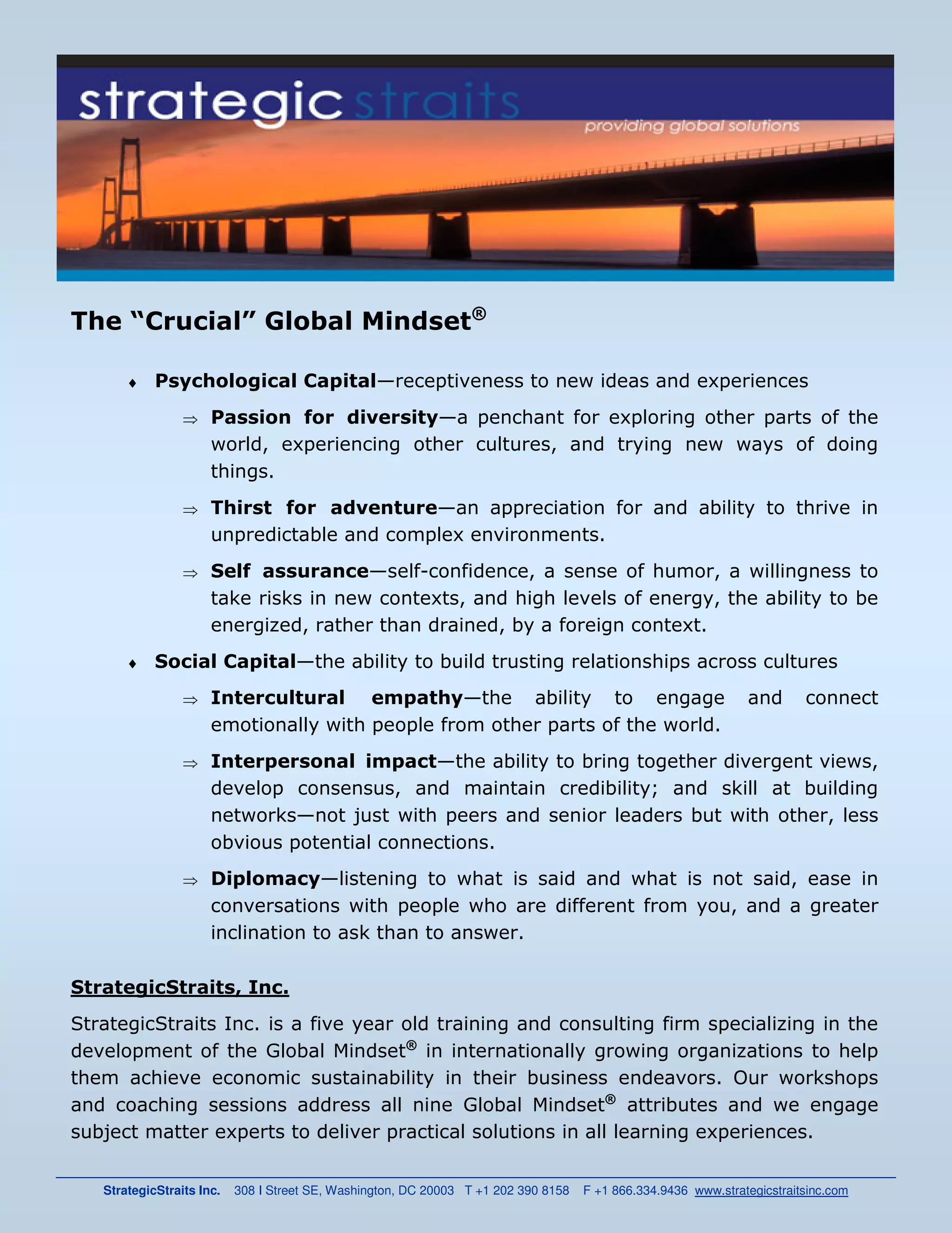 Developing Organizational Global Mindset | PDF