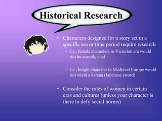 Developing original characters | PPT