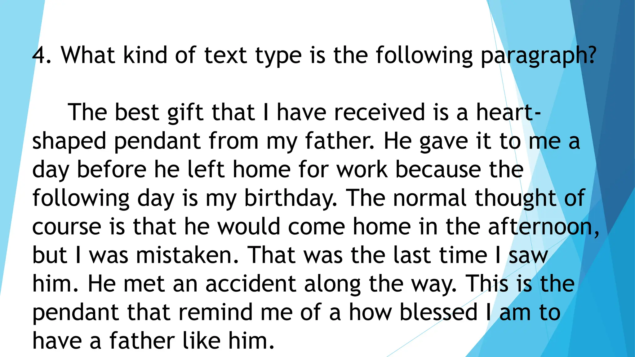 Developing Paragraphs that Illustrate each Text Type.pptx
