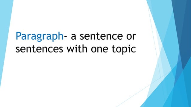 Developing Paragraphs that Illustrate each Text Type.pptx | Food & Drink