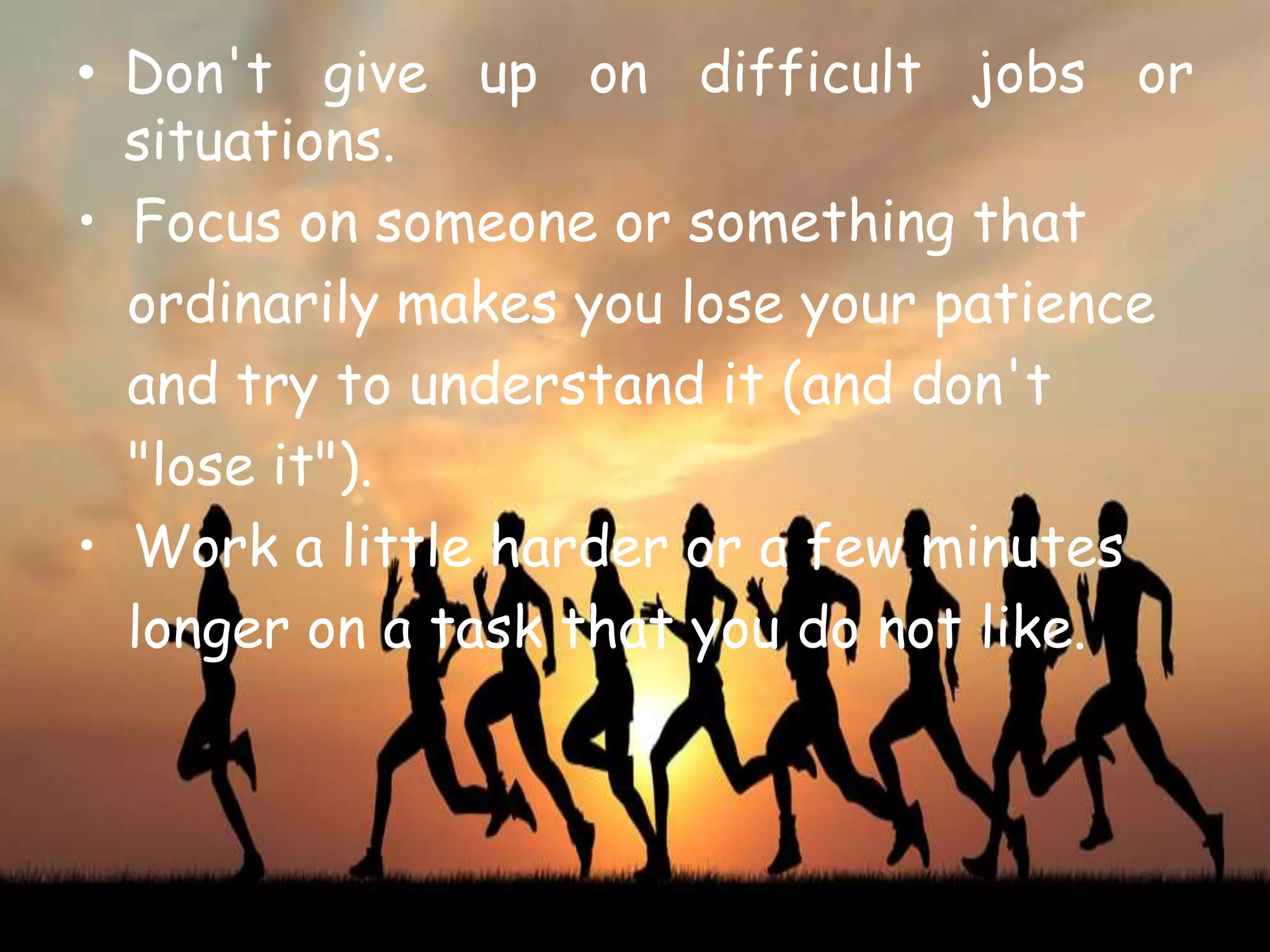 Developing perseverance | PPT