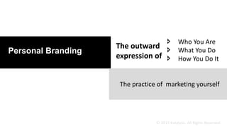 Developing personal brand | PDF