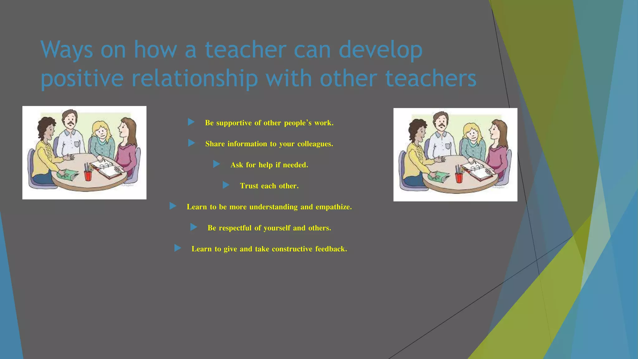 Developing positive relationships | PPTX