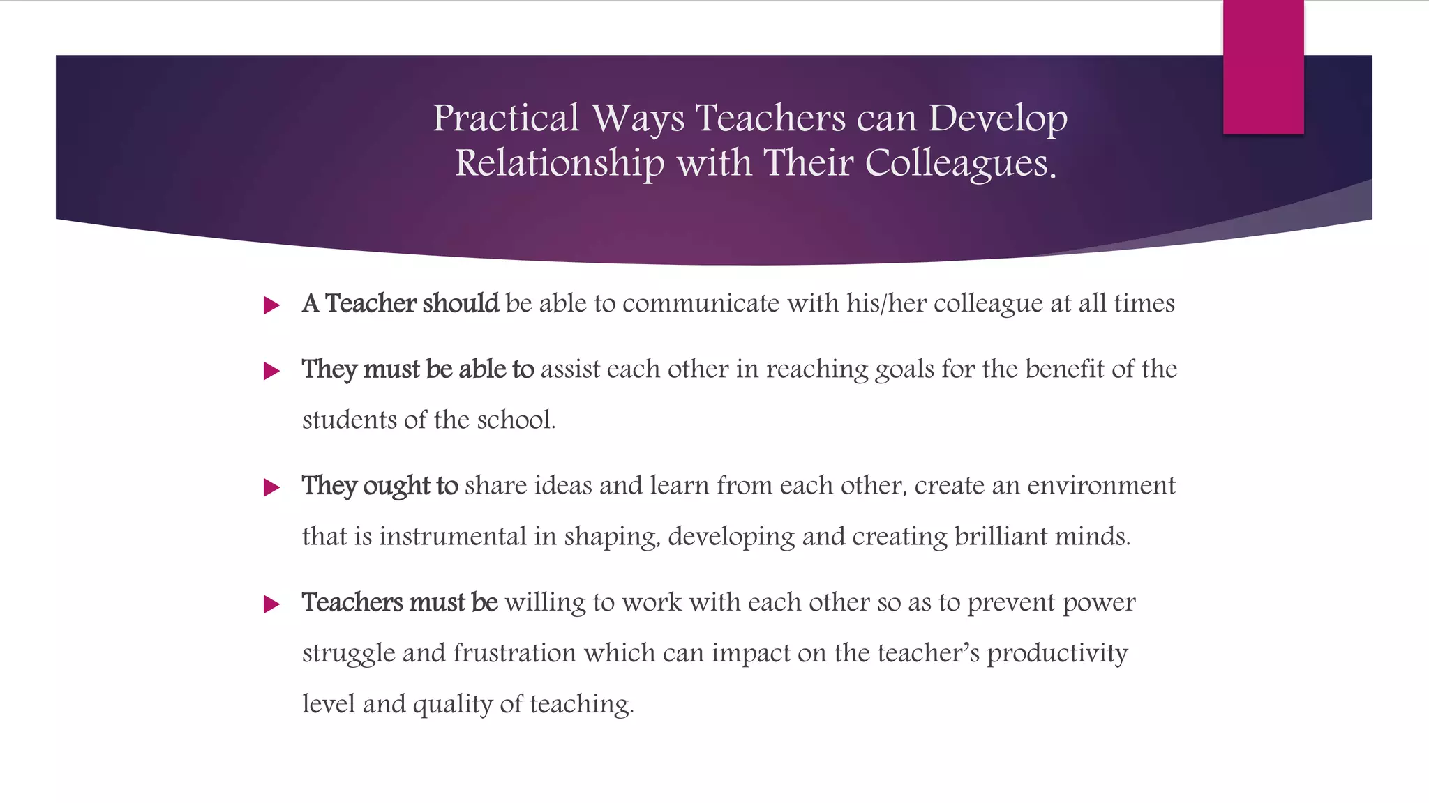 Developing Positive Relationships | PPTX