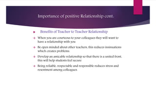 Developing Positive Relationships | PPTX