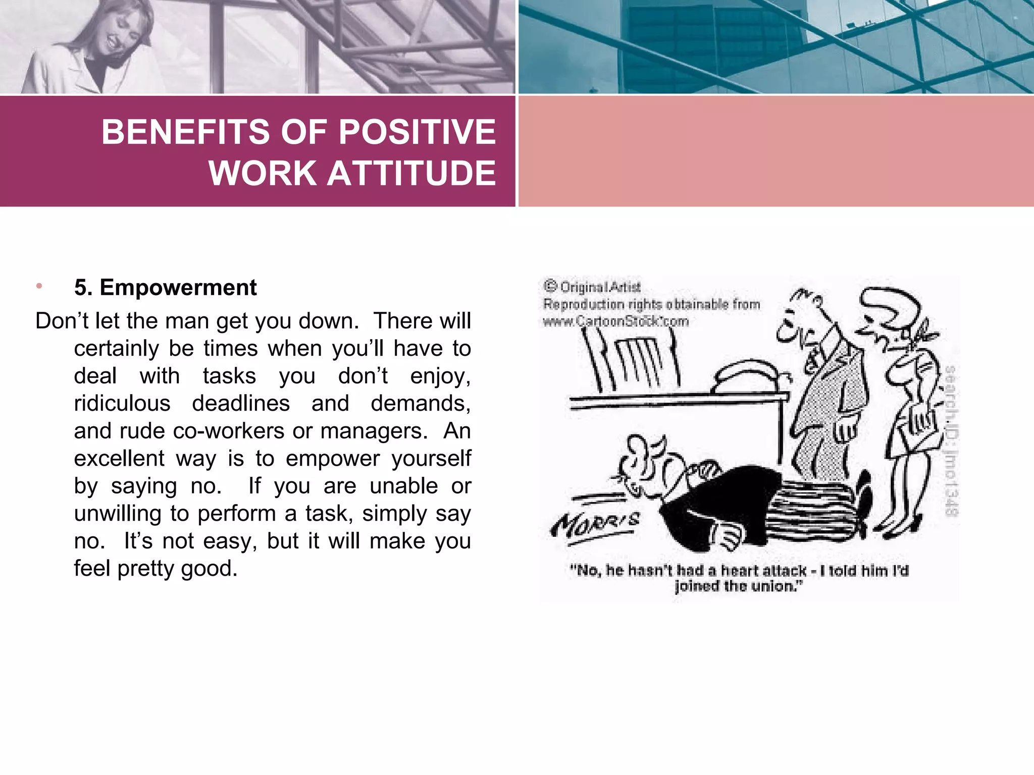 Developing Positive Work Attitudes Dbr Lecture Ppt | PPT