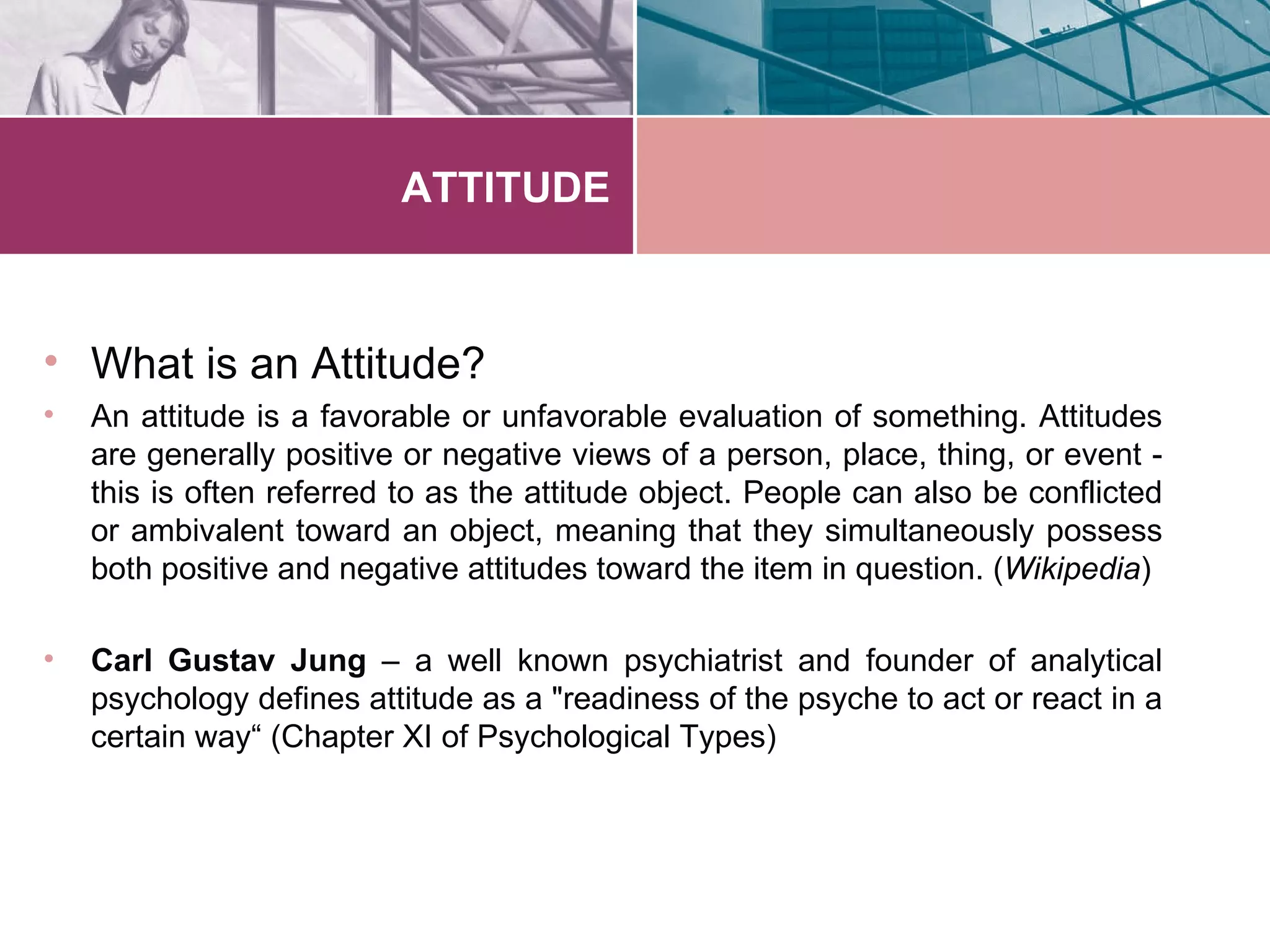 Developing Positive Work Attitudes Dbr Lecture Ppt | PPT