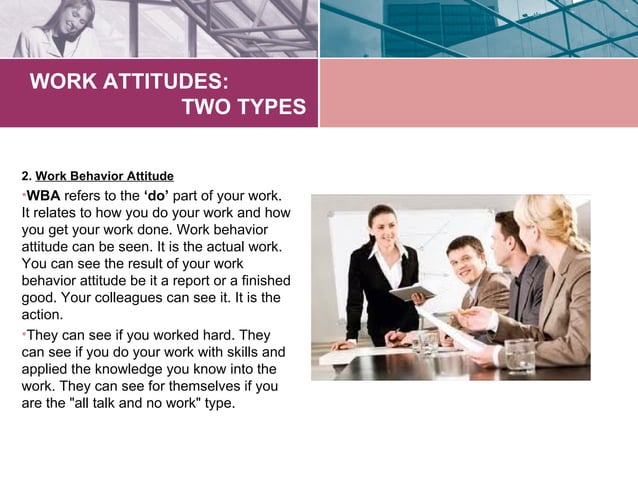 Developing Positive Work Attitudes Dbr Lecture Ppt | PPT