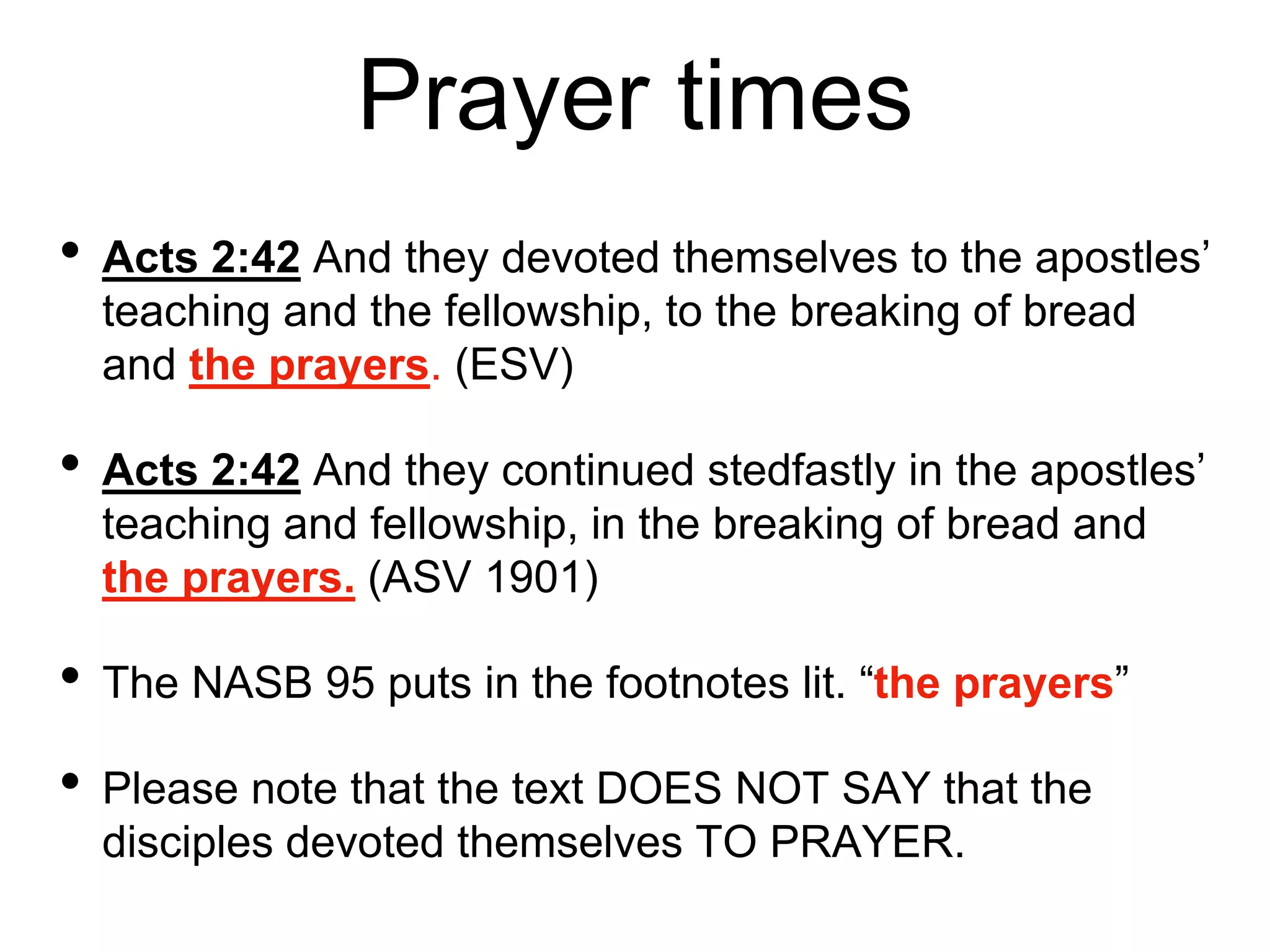 Developing Prayer Habits (Pt. 1) | PPT