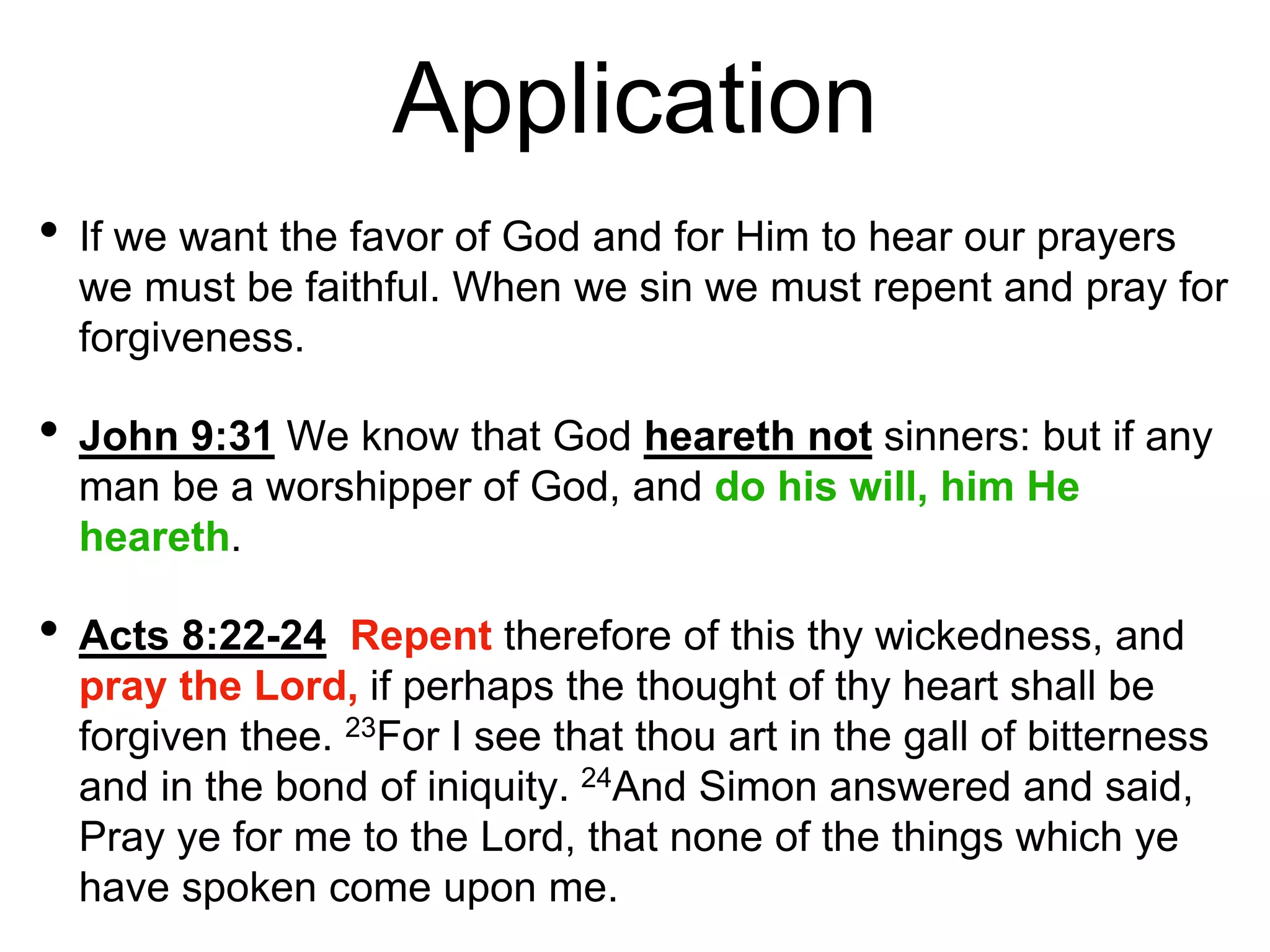 Developing Prayer Habits (Pt. 1) | PPT