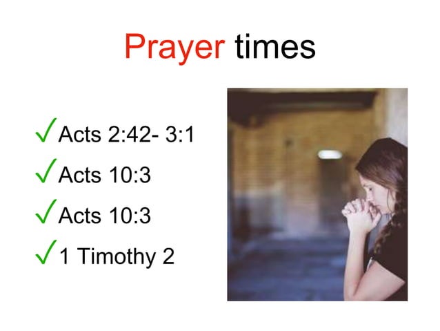 Developing Prayer Habits (Pt. 1) | PPT