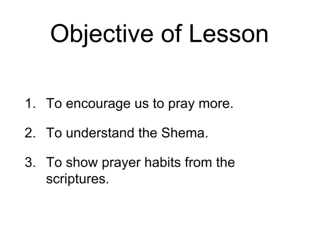 Developing Prayer Habits (Pt. 1) | PPT