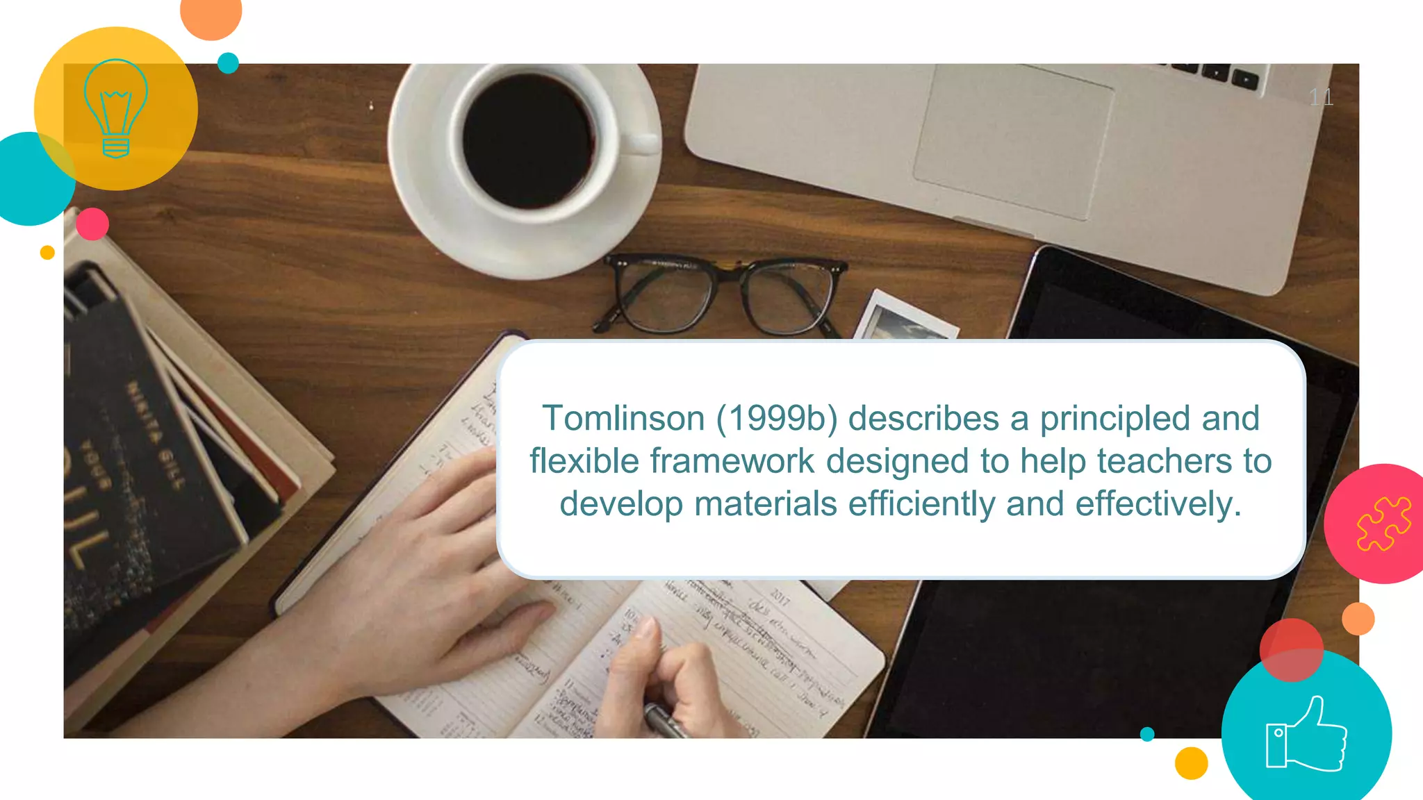 Developing principled frameworks for material development | PPTX