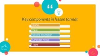 Developing principled frameworks for material development | PPTX
