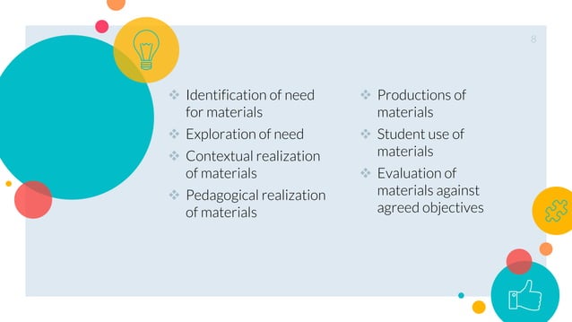 Developing principled frameworks for material development | PPTX