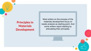 Developing principled frameworks for material development | PPTX