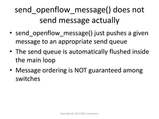 Developing production OpenFlow controller with Trema | PPTX | Cloud ...