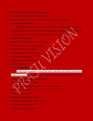 Developing proficiency in written comprehension and production | PDF