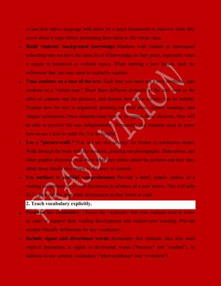 Developing proficiency in written comprehension and production | PDF