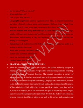 Developing proficiency in written comprehension and production | PDF