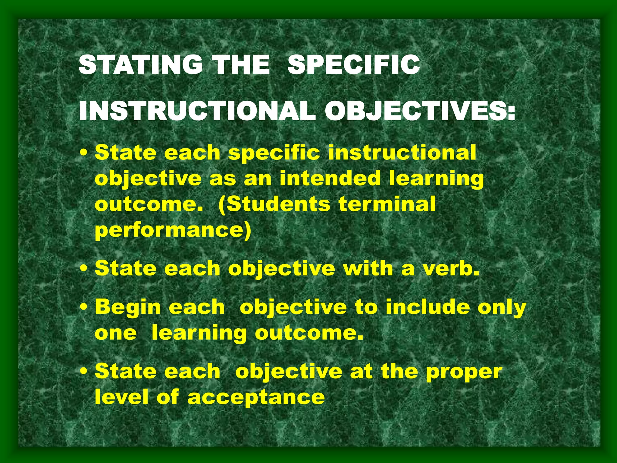 Developing program educational objectives and c os | PPT