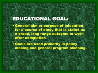 Developing program educational objectives and c os | PPT