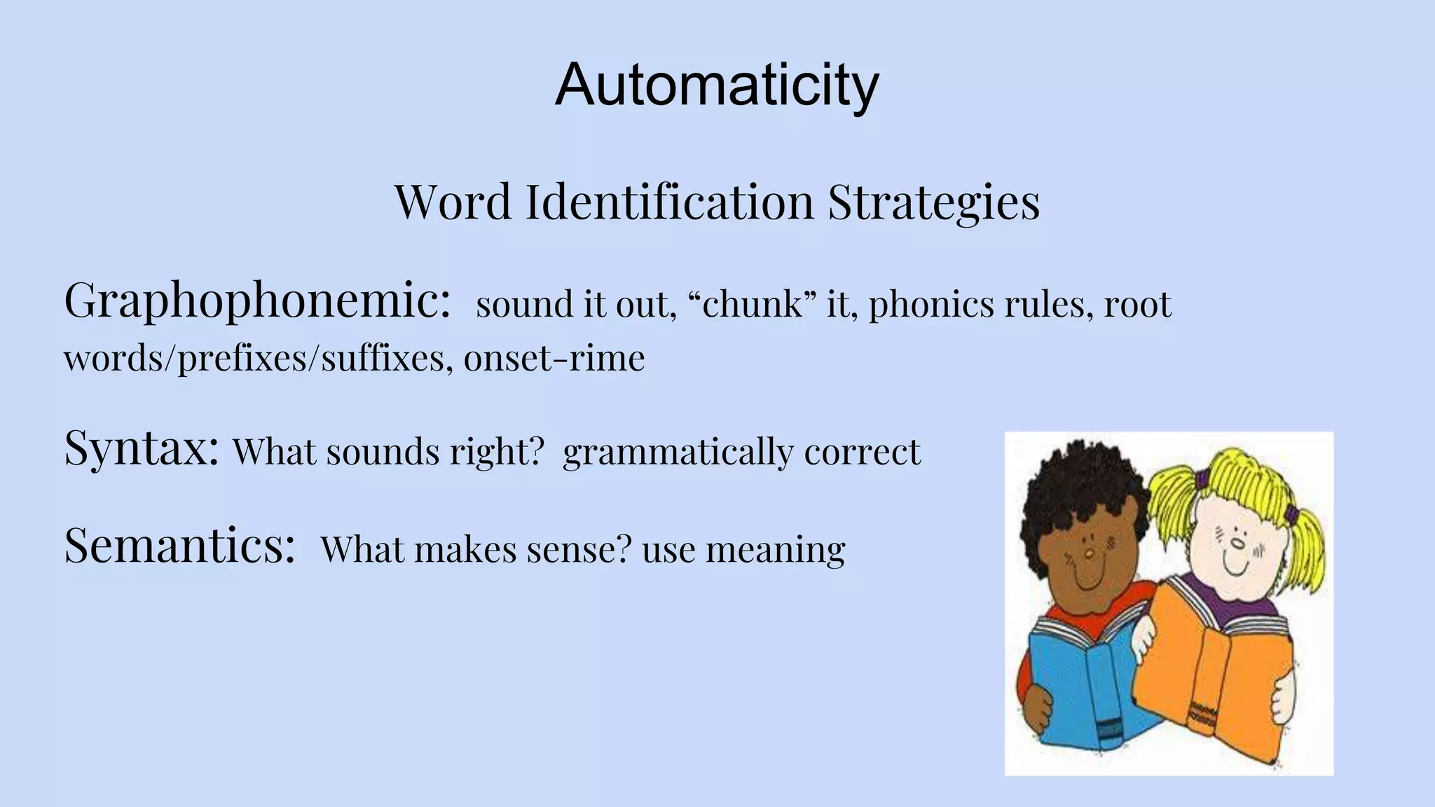 Developing reading and writing fluency 2 | PPTX