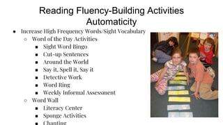 Developing reading and writing fluency 2 | PPTX