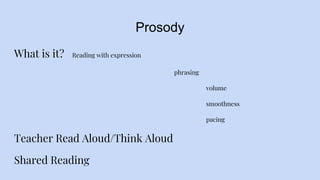 Developing reading and writing fluency 2 | PPTX