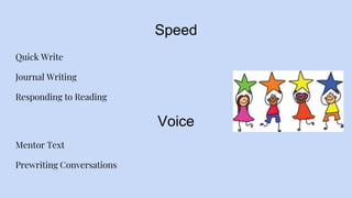 Developing reading and writing fluency 2 | PPTX