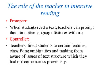 Developing reading skill (presentation) 33 | PPT