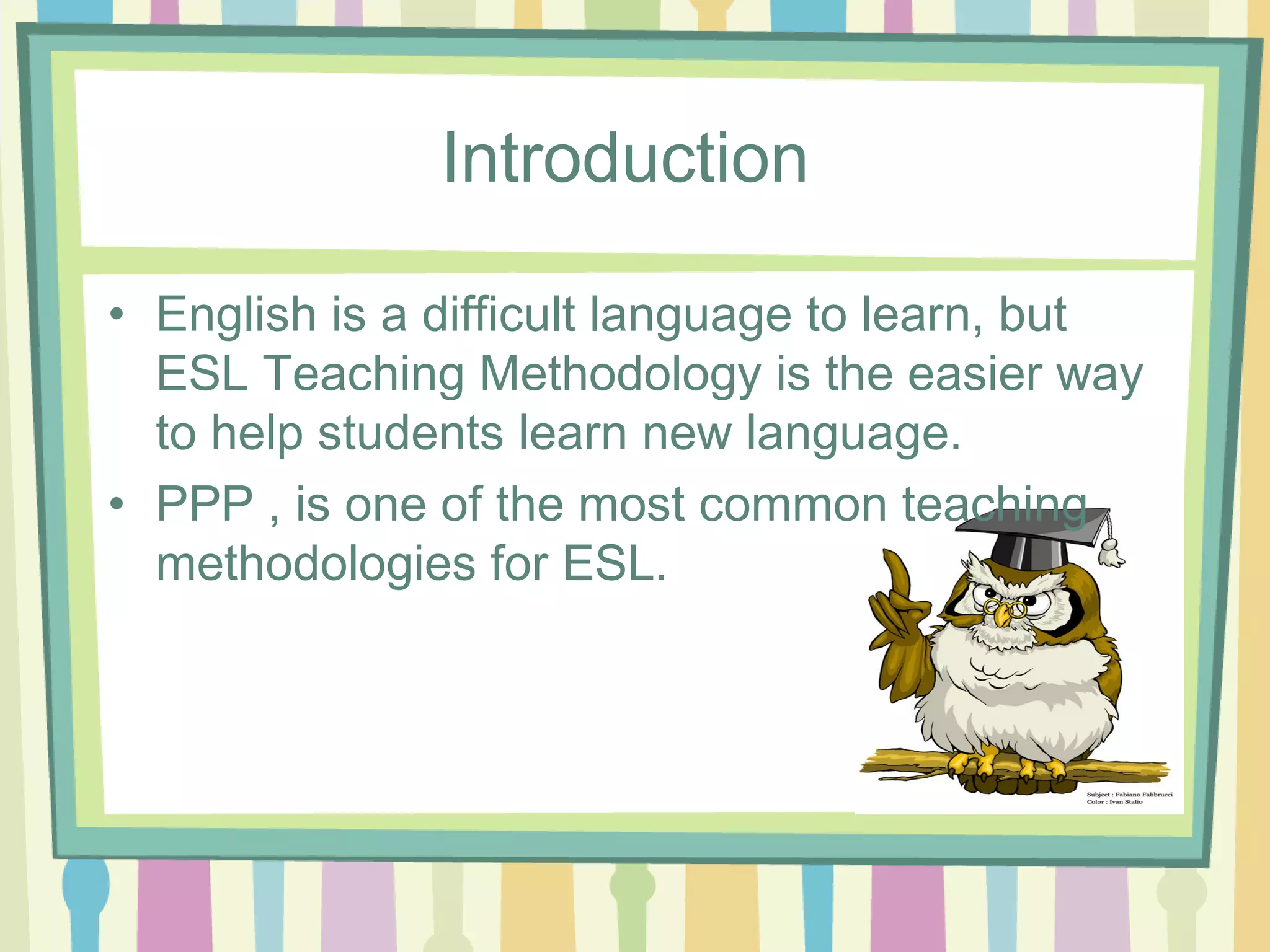 PPP teaching stages | PPT