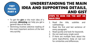 Developing reading skills | PPTX