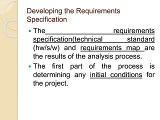 Developing requirements specification | PPT