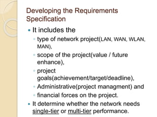 Developing requirements specification | PPTX