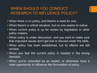 Developing Research Culture in Aid of Policy Formulation.pptx