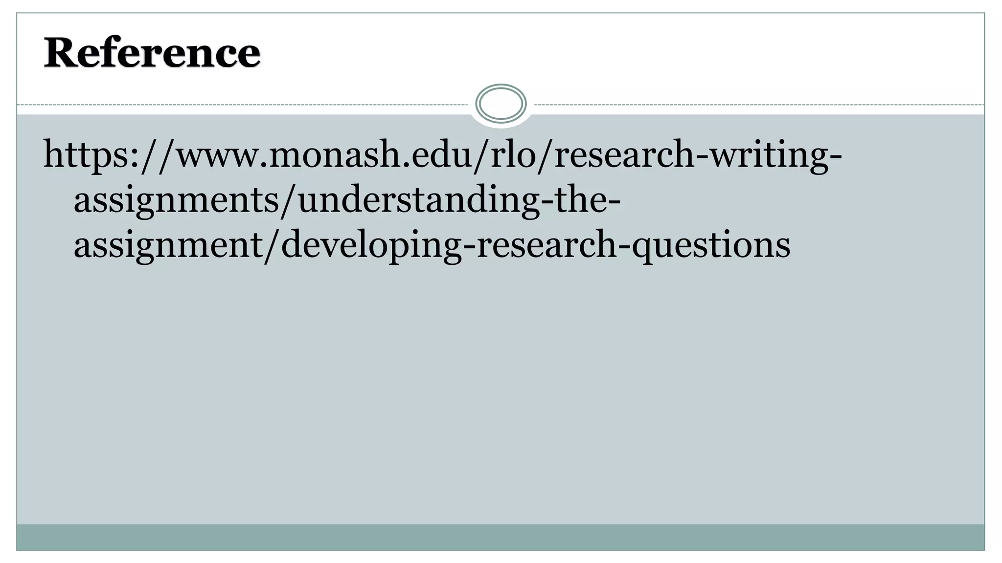 Developing Research Question | PPTX